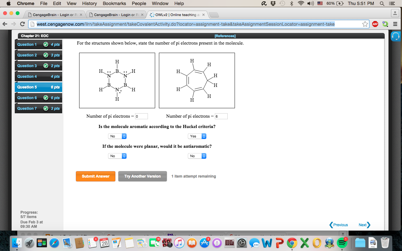 Solved For the structures shown below, state the number of | Chegg.com