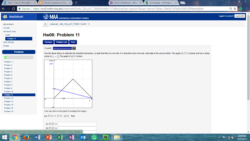 Solved N Dave's Notebook Mi x MS Homepage Michigan S x Mail | Chegg.com