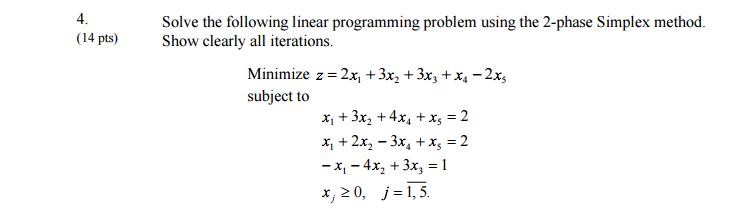 Solved Solve the following linear programming problem using | Chegg.com
