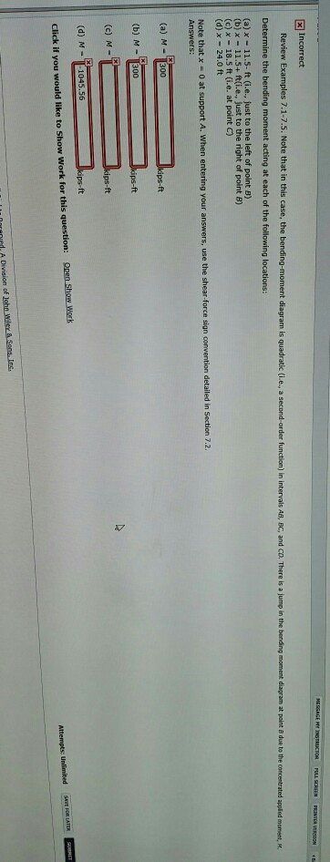 Solved shear-force and | Chegg.com