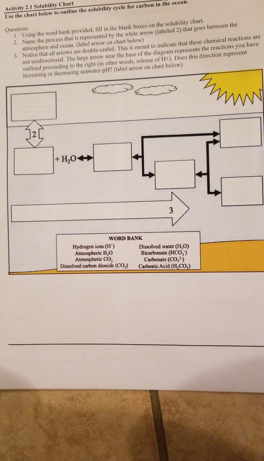 Solved Activity 2.1 Solubility Chart Use the chart below to | Chegg.com