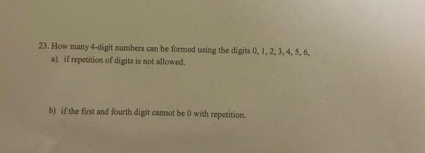 Solved How many 4-digit numbers can be formed using the | Chegg.com Solved How many 4-digit numbers can be formed using the | Chegg.com