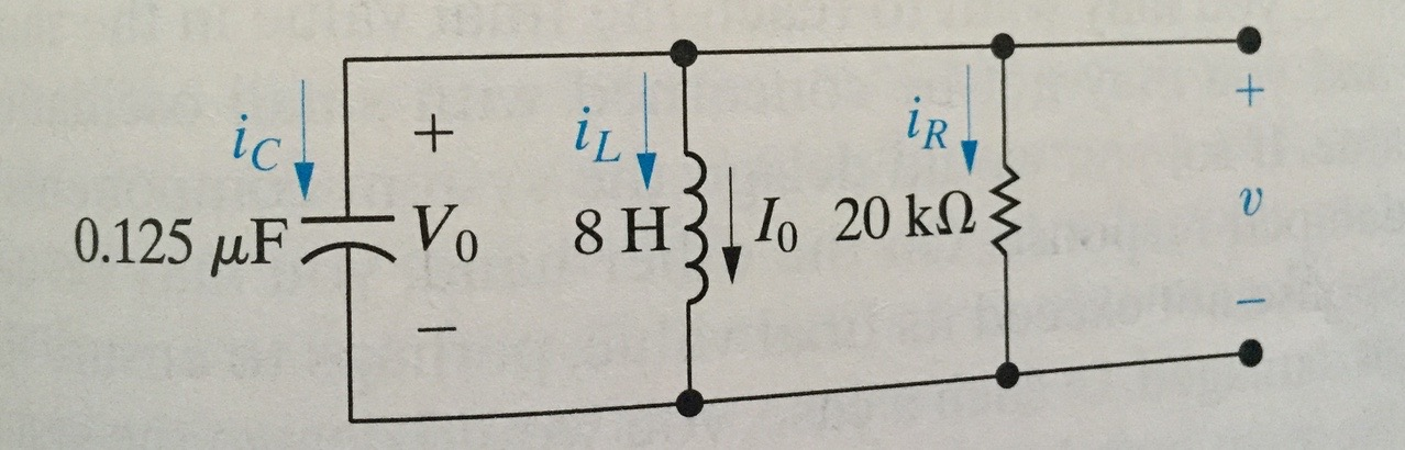 Solved In the circuit shown V0 =0, and I0 = -12.25mA. A) | Chegg.com