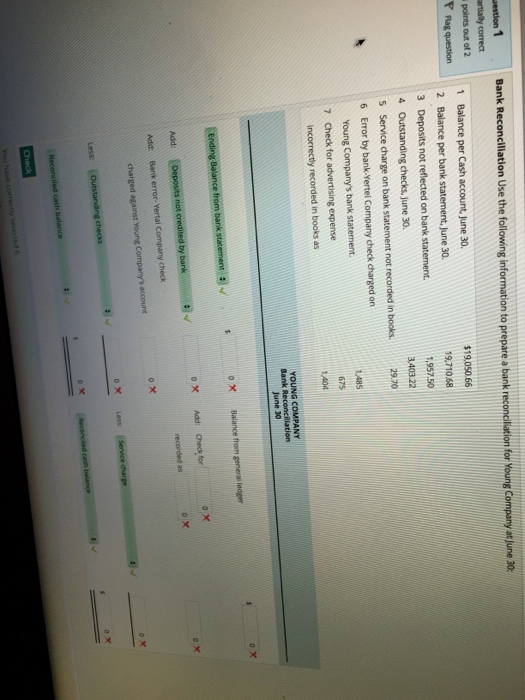 Solved Bank Reconciliation Use the following information to | Chegg.com