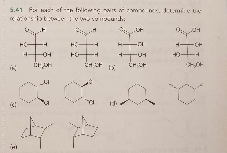 Solved : 5.41 For each of the following pairs of compounds, | Chegg.com