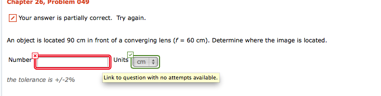 Solved An object is located 90 cm in front of a converging | Chegg.com