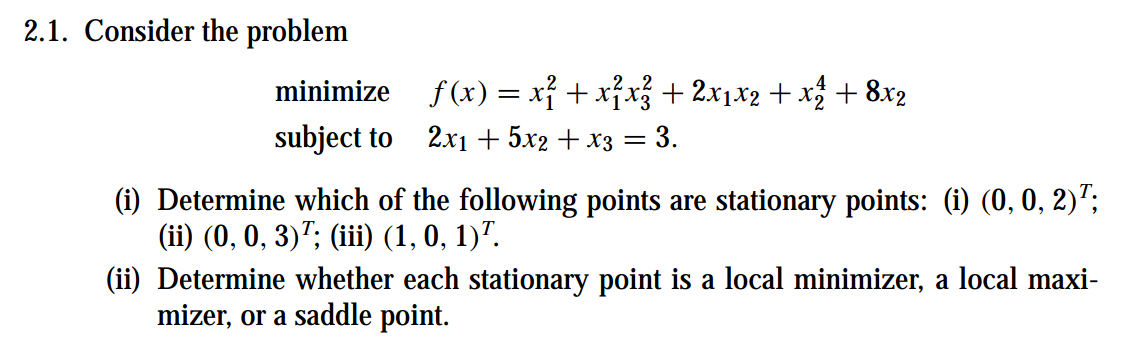 Solved Consider the problem minimize f(x) = x_1^2 + | Chegg.com