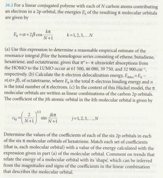 Solved This is a Physical Chemistry problem. I really need | Chegg.com