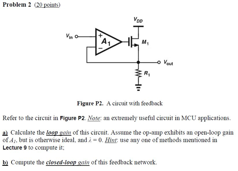 Solved Refer to the circuit in Figure P2. Calculate the | Chegg.com