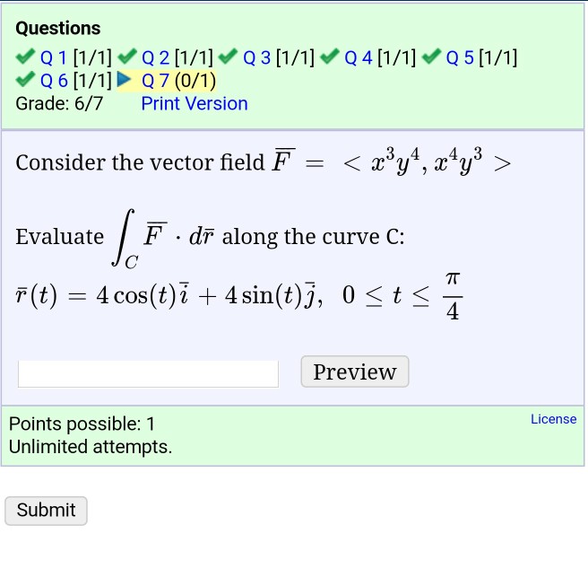 Solved Consider the vector field F = | Chegg.com