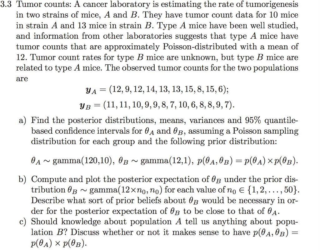 4.2 Tumor count comparisons: Reconsider the tumor | Chegg.com 4.2 Tumor count comparisons: Reconsider the tumor | Chegg.com