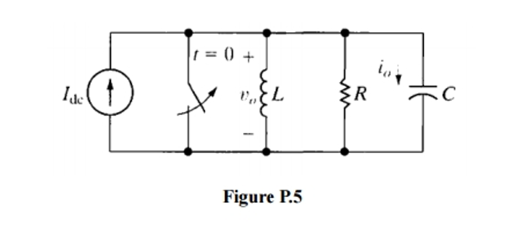 Solved 5. The circuit parameters in the circuit in below | Chegg.com
