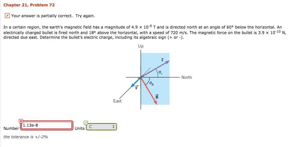 Solved In a certain region, the earth's magnetic field has a | Chegg.com Solved In a certain region, the earth's magnetic field has a | Chegg.com