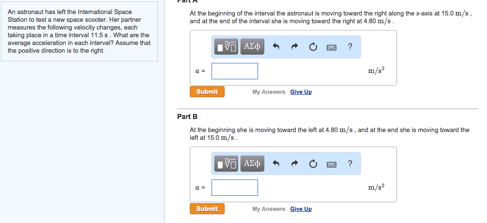 Solved An astronaut has left the International Space Station | Chegg.com