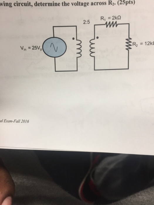 Solved wing circuit, determine the voltage across R_2. | Chegg.com Solved wing circuit, determine the voltage across R_2. | Chegg.com