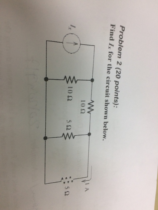 Solved Find I_x for the circuit shown below. | Chegg.com