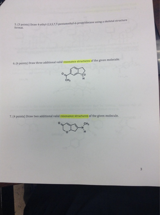 Solved 5. (3 points) Draw 4-ethyl 2,3,5,7,7 ecane using a | Chegg.com