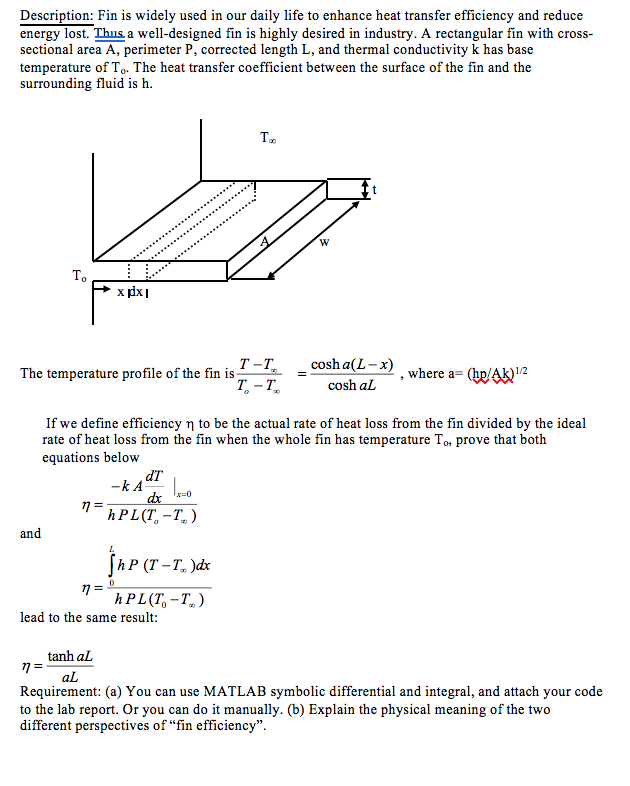 Solved Description: Fin is widely used in our daily life to | Chegg.com