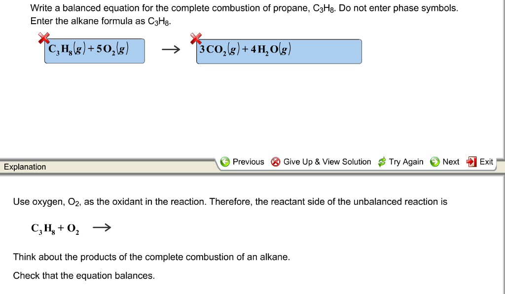 Glory Propane Combustion Equation Formula Sheet Class 11 Physics