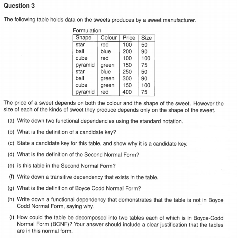 Solved Database Question Answer question fully along with | Chegg.com