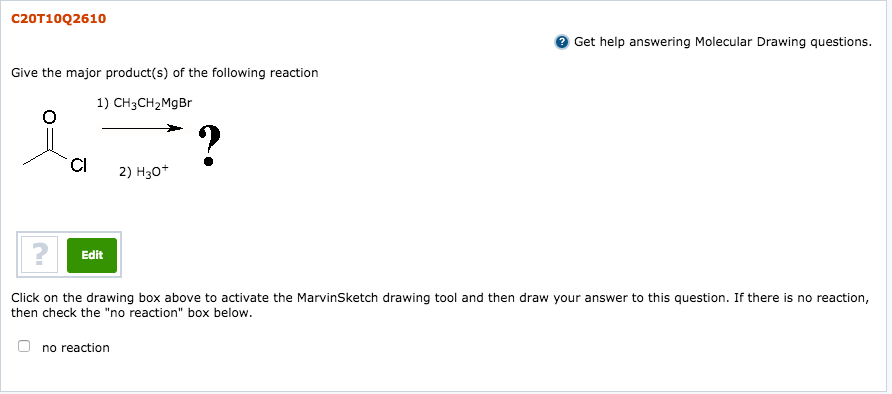 Solved C20T10Q9131 Get help answering Molecular Drawing | Chegg.com