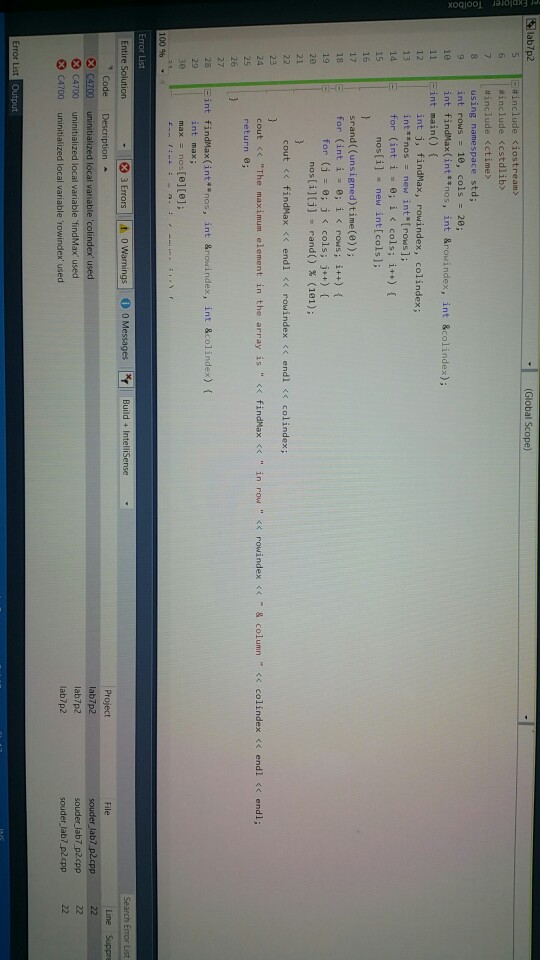 Solved lab7p2 #include #include cstdlib #include using | Chegg.com