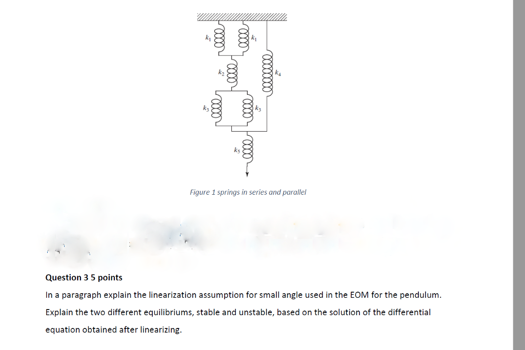 Solved In a paragraph explain the linearization assumption | Chegg.com