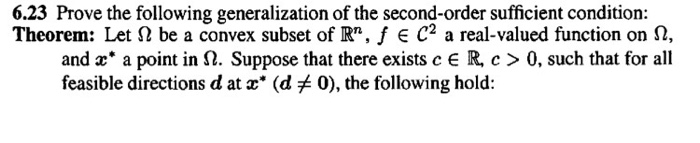 Solved 6.23 Prove the following generalization of the | Chegg.com
