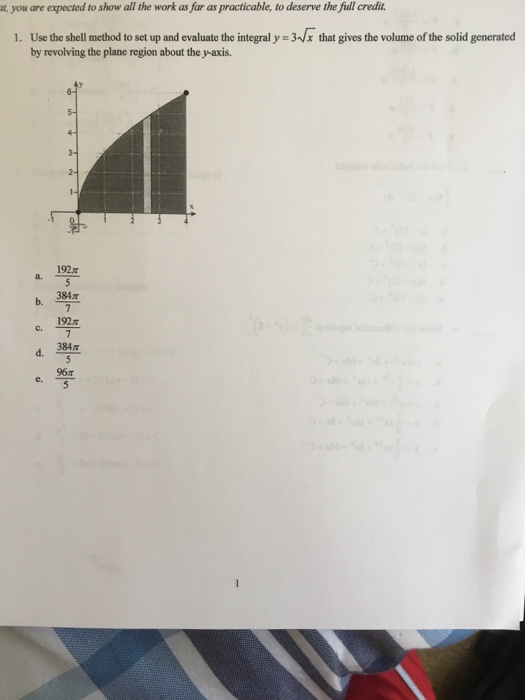 Solved Use the shell method to set up and evaluate the | Chegg.com