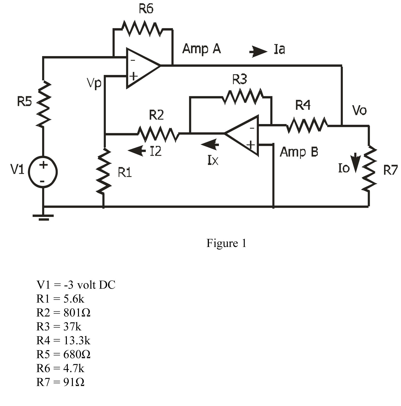 Solved Figure 1 shows circuit of part of a control system | Chegg.com