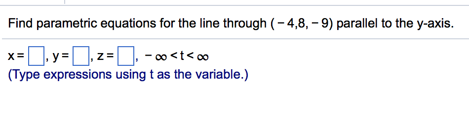 Solved Find parametric equations for the line through | Chegg.com