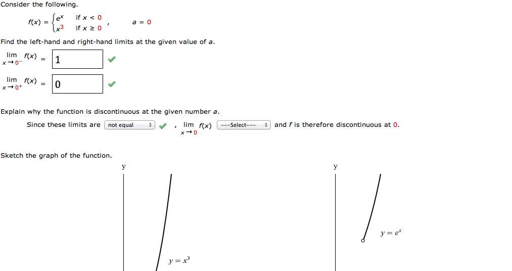 Solved Consider the following. Find the left-hand and | Chegg.com