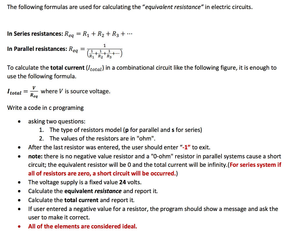 Solved The following formulas are used for calculating the | Chegg.com