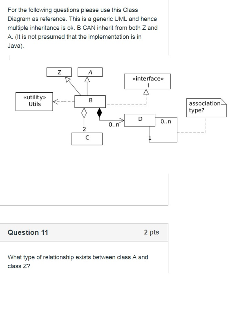 Solved For the following questions please use this Class | Chegg.com