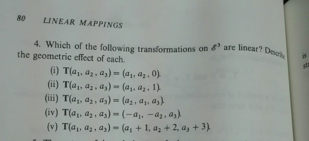 Solved 2. Determine the range space and the null space (and | Chegg.com
