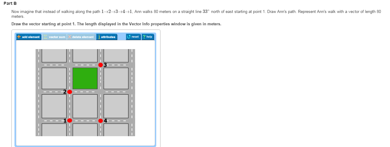 Solved Part B Now imagine that instead of walking along the | Chegg.com