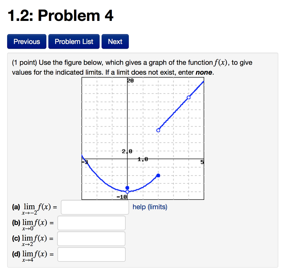 Solved 1.2: Problem 4 Previous Problem ListNext (1 point) | Chegg.com