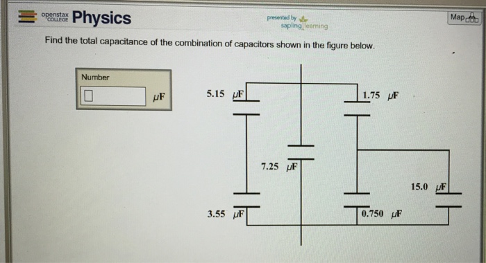 Solved: Find The Total Capacitance Of The Combination Of C... | Chegg.com