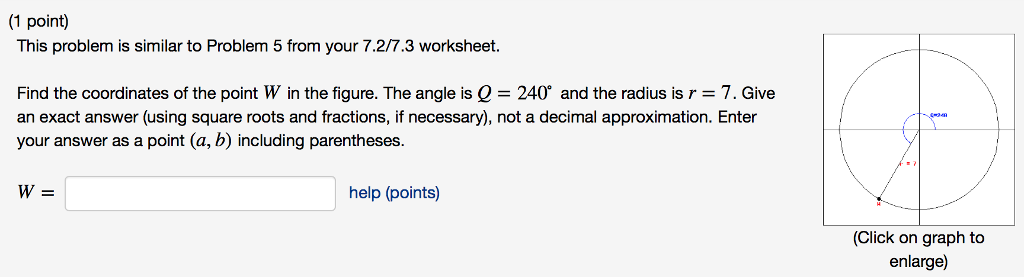 Solved Find The Coordinates Of The Point W In The Figure Chegg solved-find-the-coordinates-of-the-point-w-in-the-figure-chegg