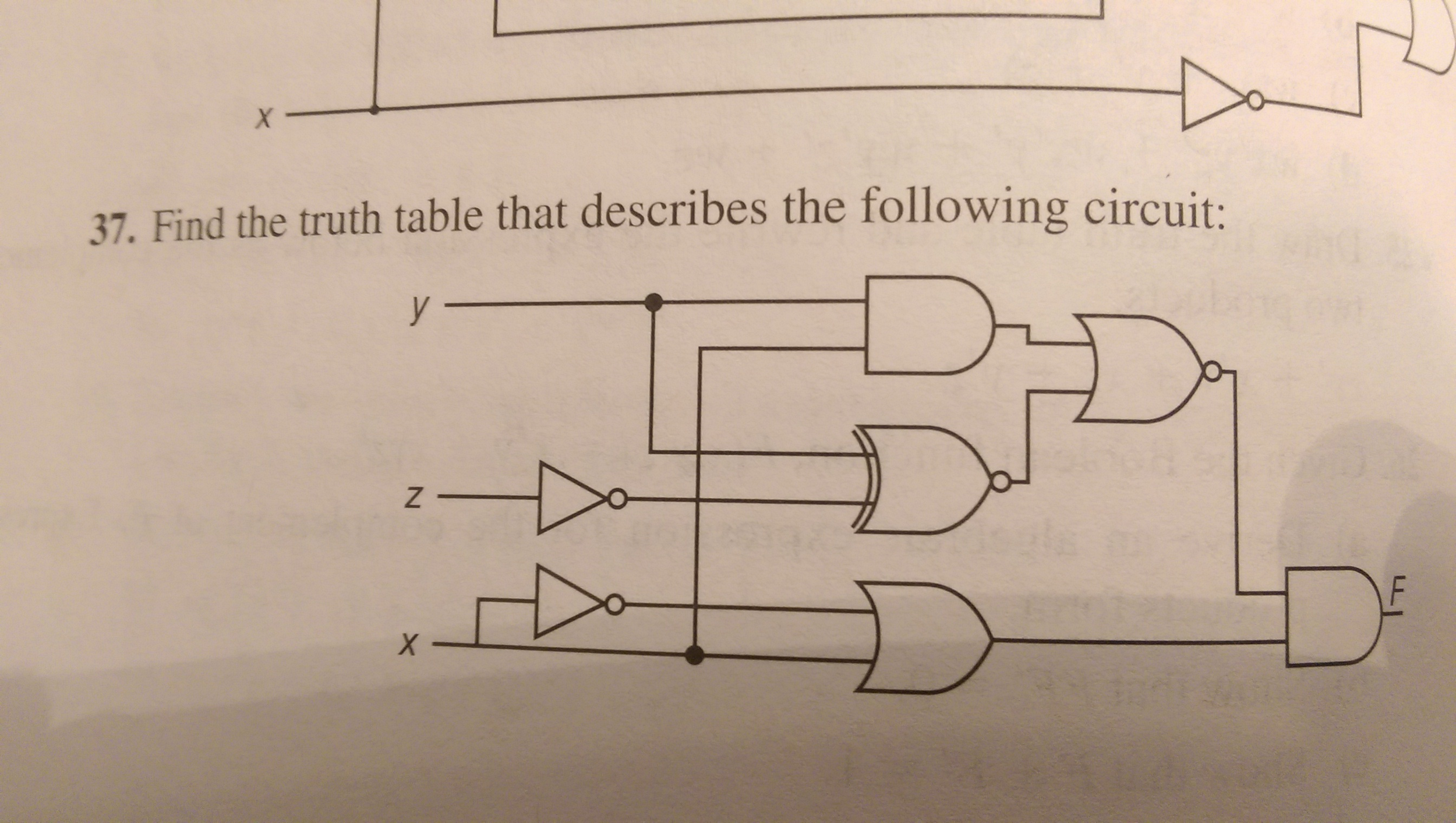 Solved 37. Find the truth table that describes the following | Chegg.com Solved 37. Find the truth table that describes the following | Chegg.com