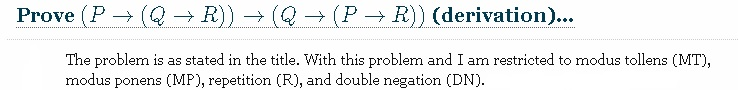 Solved Prove that [(P implies (Q implies R)) implies (Q | Chegg.com