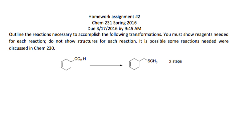 Solved Outline the reactions necessary to accomplish the | Chegg.com