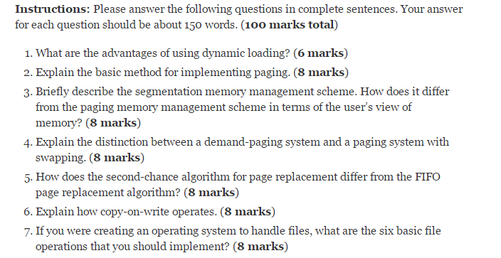 Solved What are the advantages of using dynamic loading? | Chegg.com