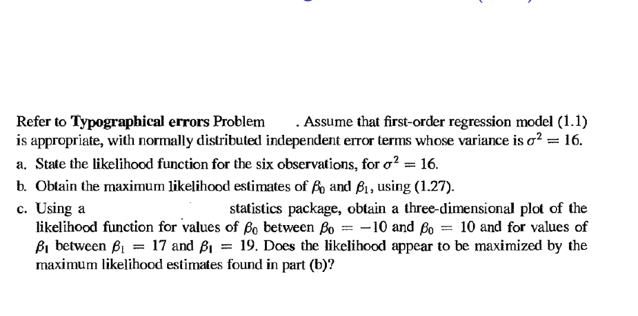 Solved Typographical errors. Shown below are the number of | Chegg.com