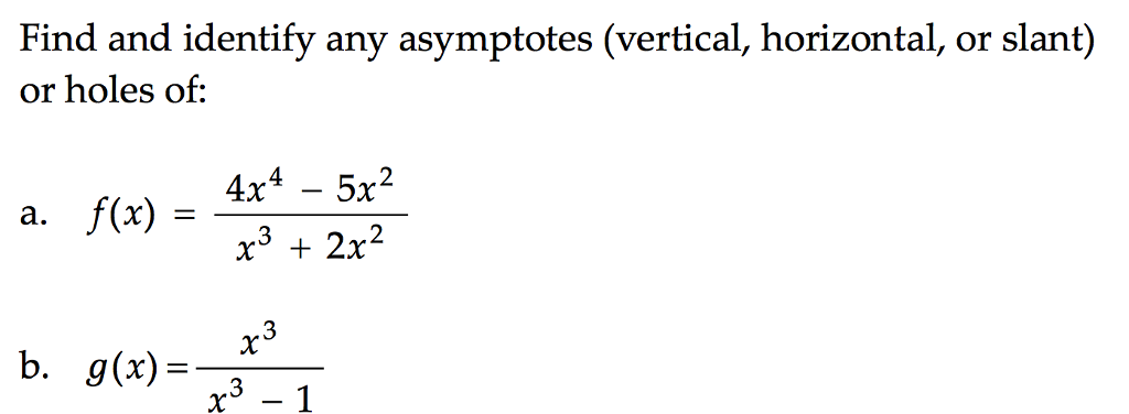 Solved For each function, give (and identify) any extrema | Chegg.com