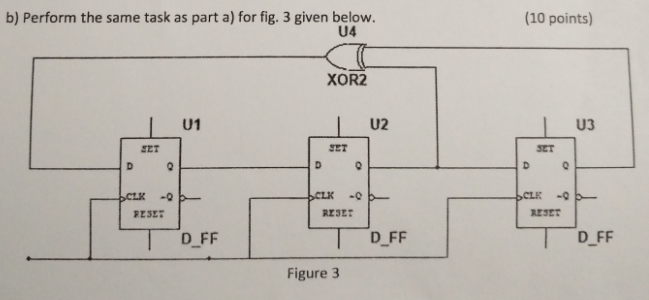 Solved a) consider shift Registers shown in fig 2. Assuming | Chegg.com
