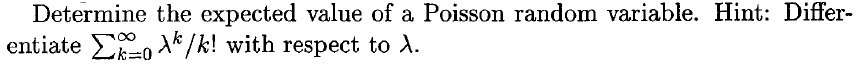Solved Determine the expected value of a Poisson random | Chegg.com
