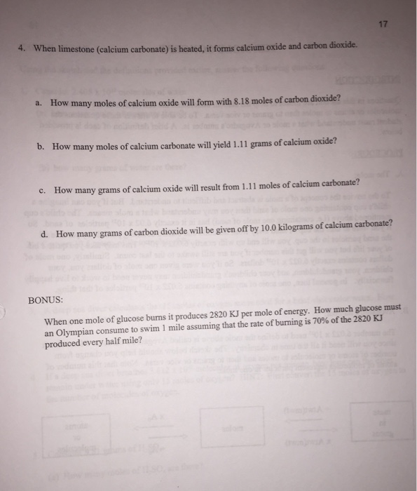 Solved Stoichiometry/Limiting Reactants | Chegg.com
