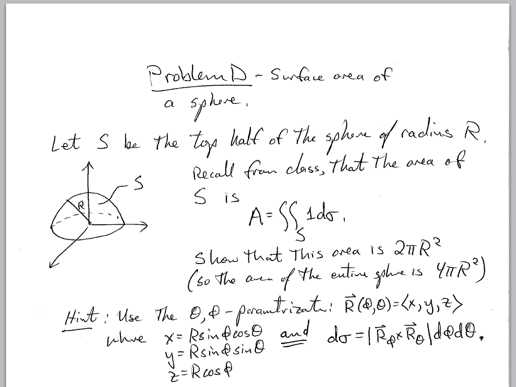 Solved Im trying to solve a Calculus problem Surface area of | Chegg.com