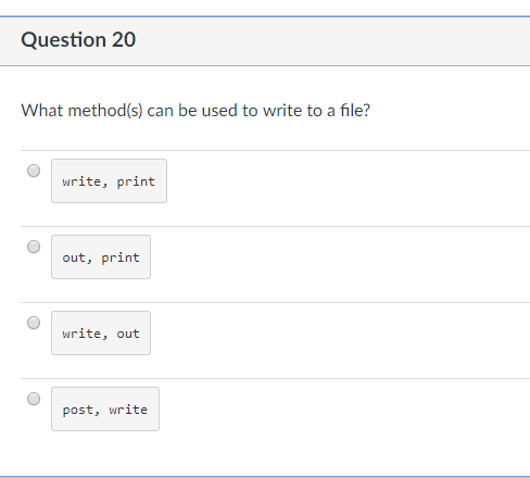 Solved Assume that outfile is a file object that has been | Chegg.com